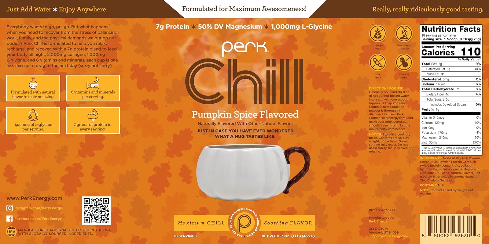 Boost your day with Perk Chill