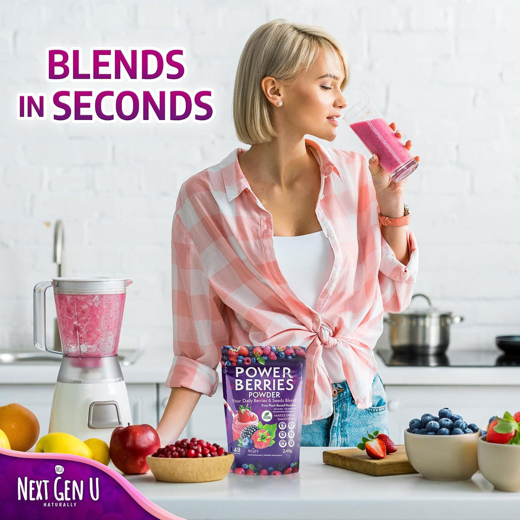 boost your energy with berry powder