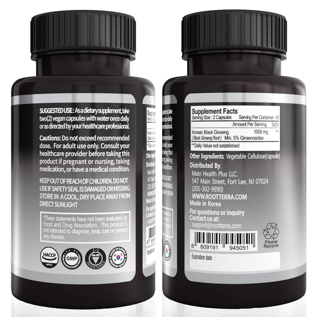 Boost your energy with black ginseng