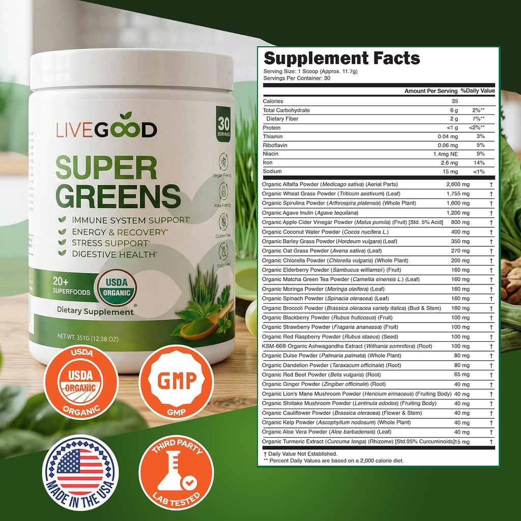 boost your energy with Daily Greens