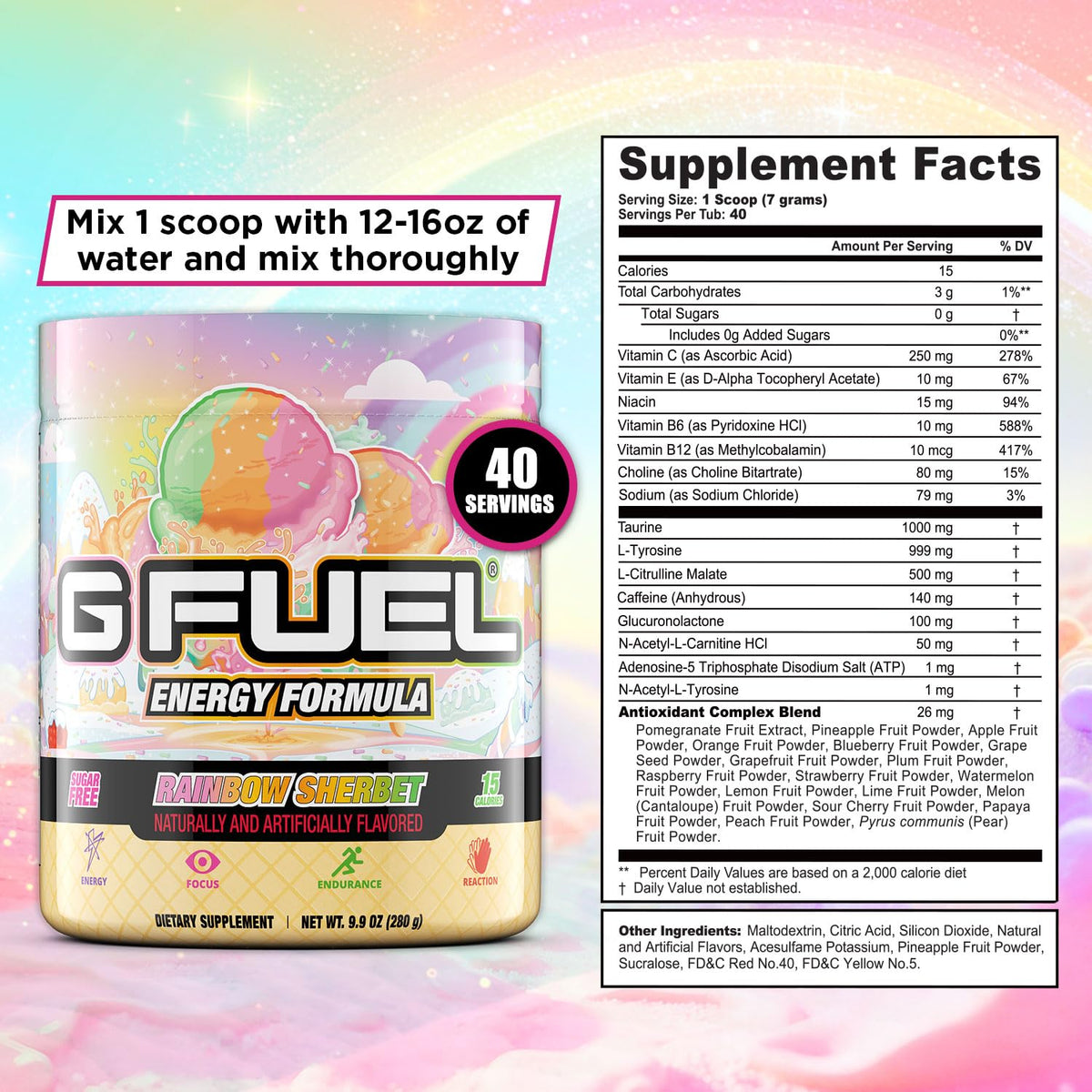 boost your energy with G Fuel