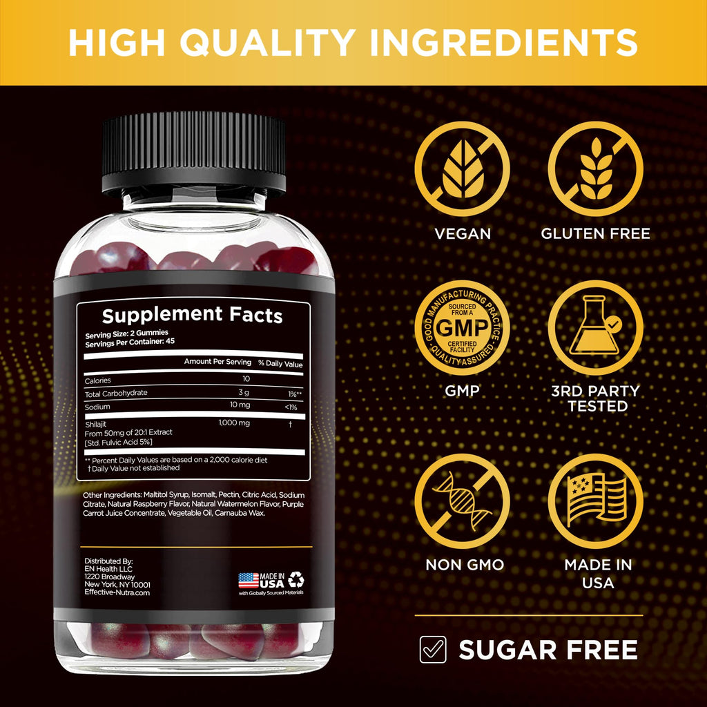 Boost your energy with shilajit gummies