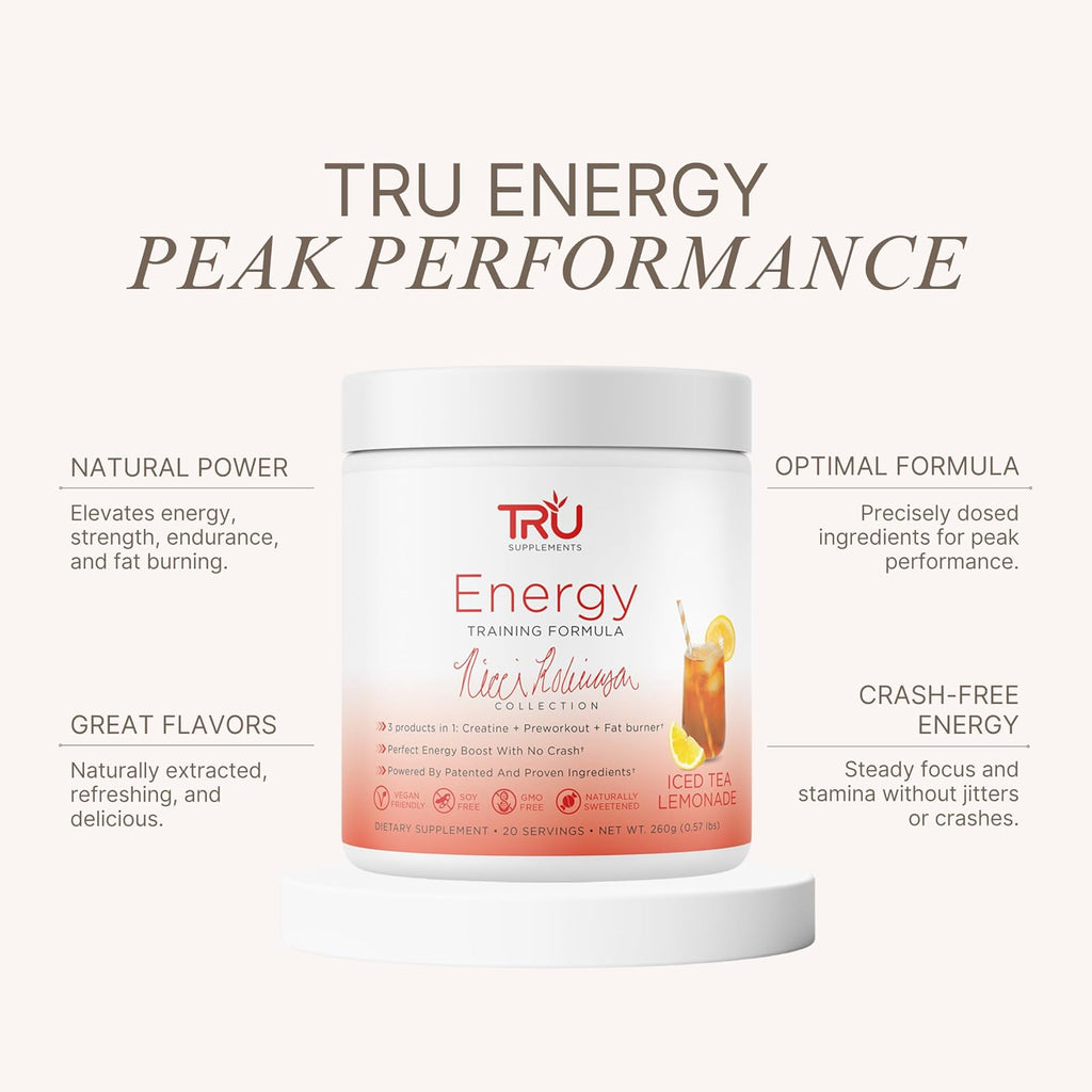 boost your energy with TRU Supplements
