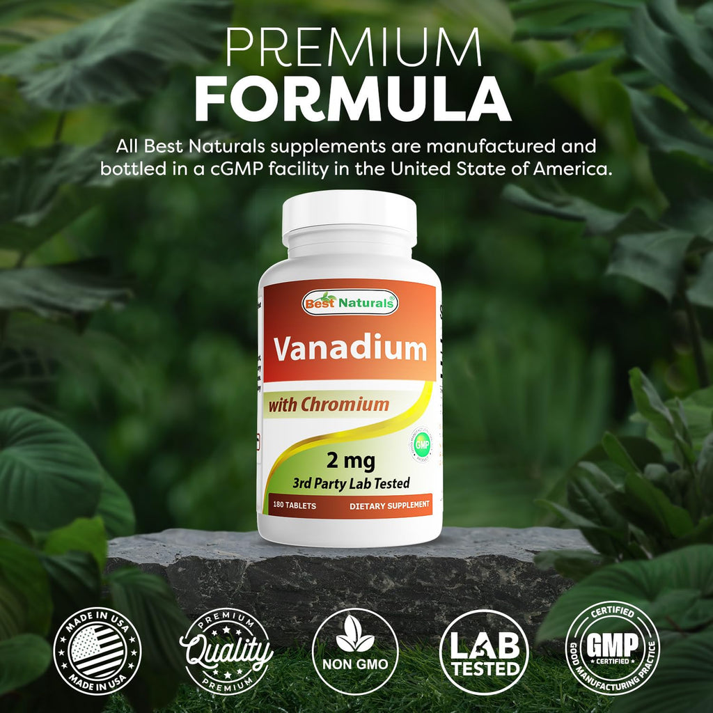 Boost your energy with vanadium