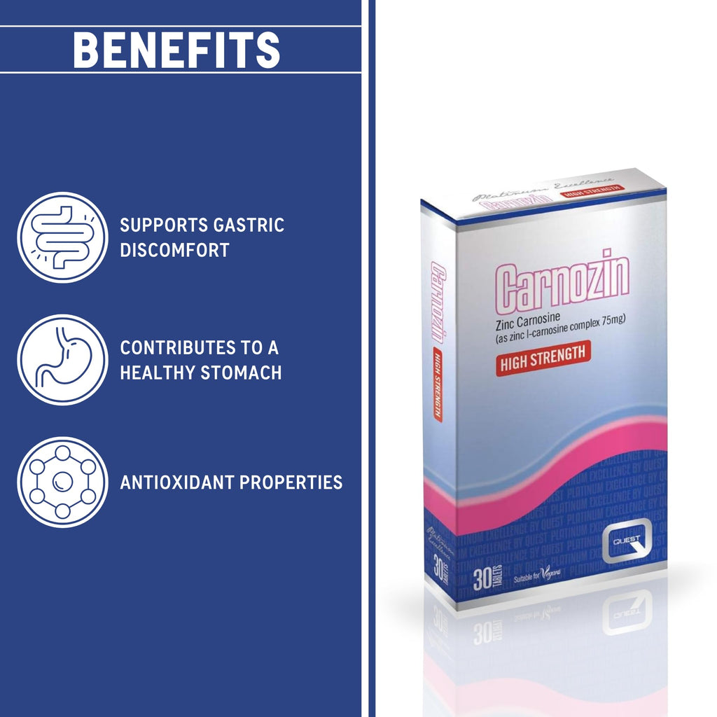 Boost your health with Carnozin blended vitamin & mineral supplements
