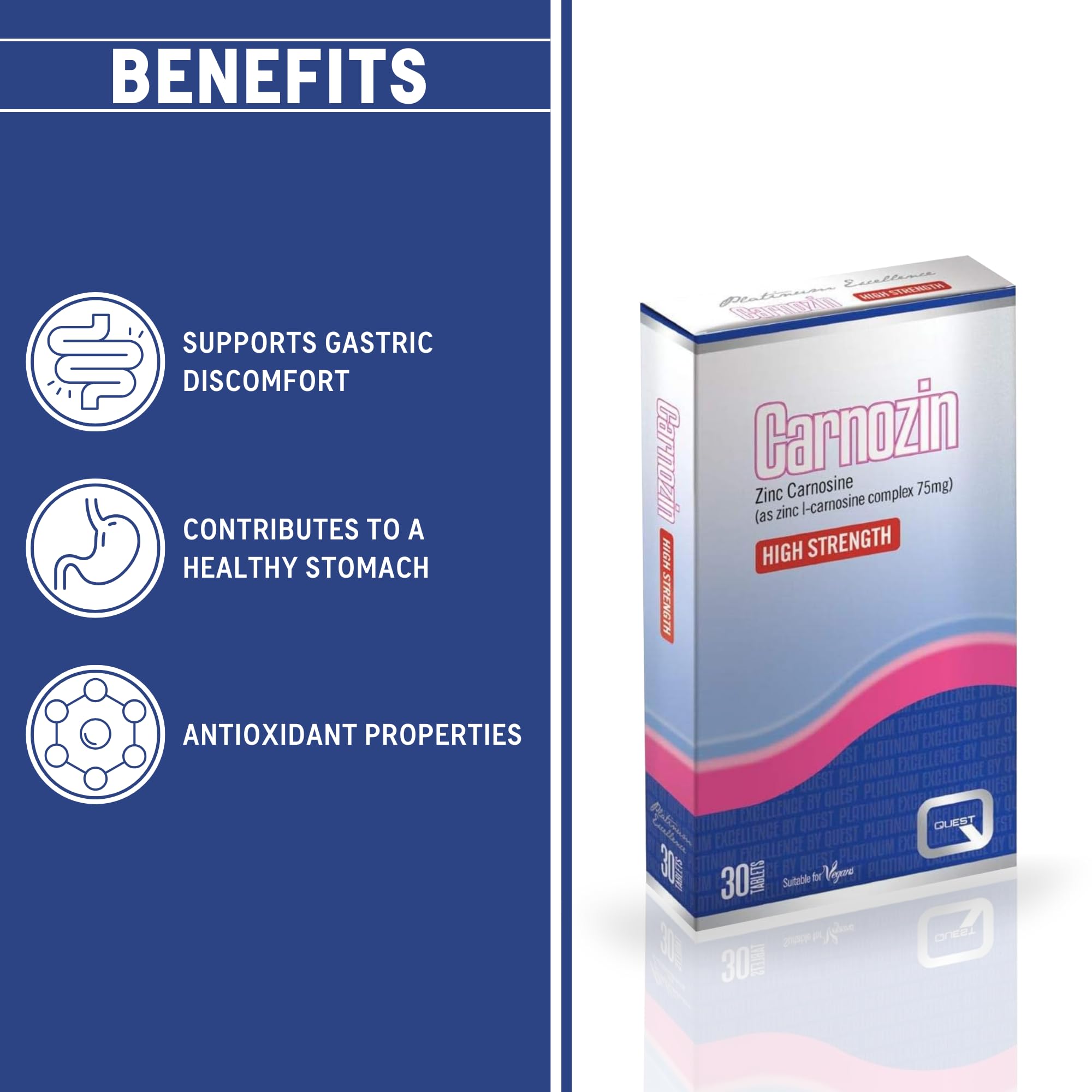 Boost your health with Carnozin blended vitamin & mineral supplements