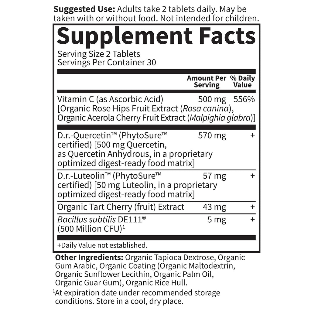 Boost your health with quercetin tablets