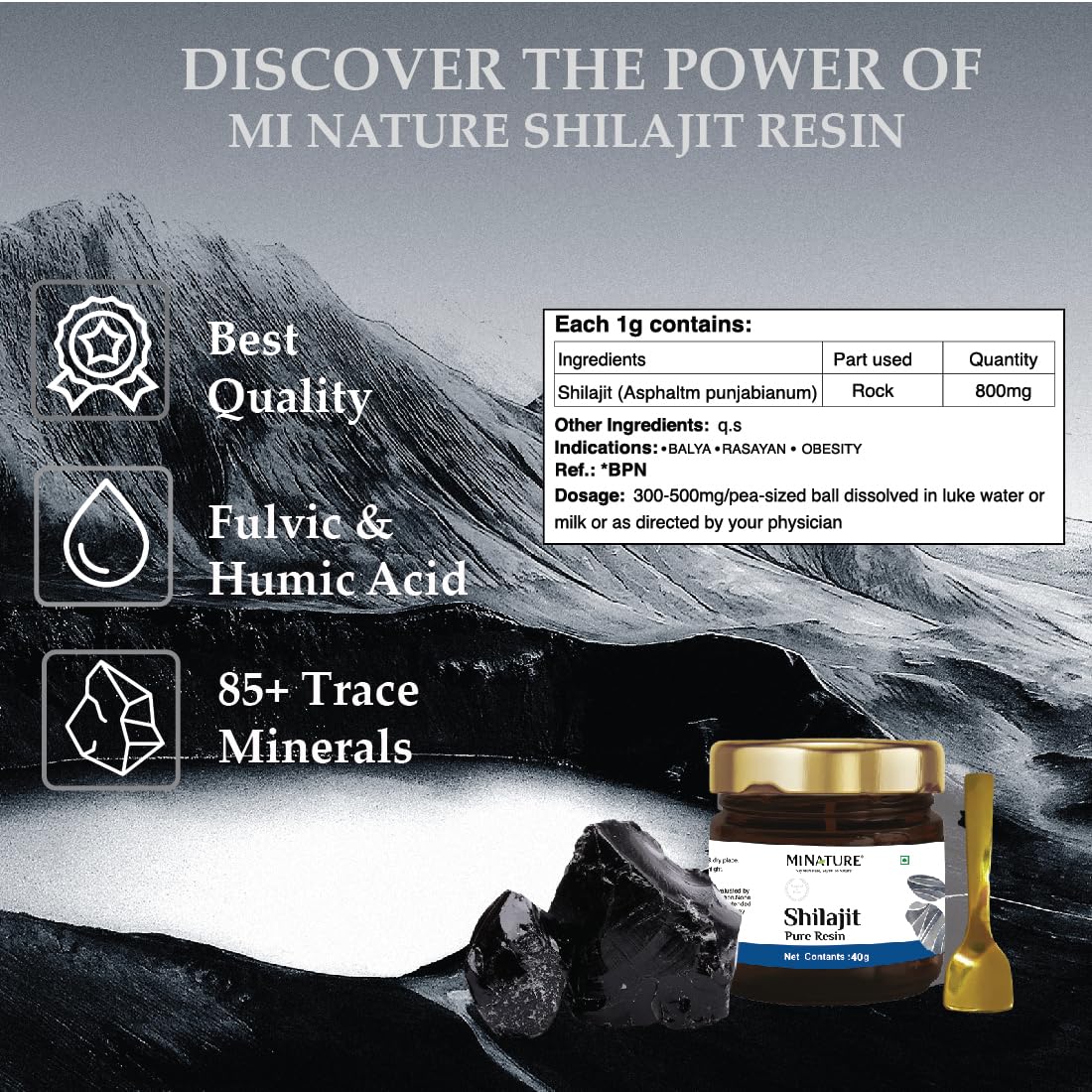 Boost your health with shilajit