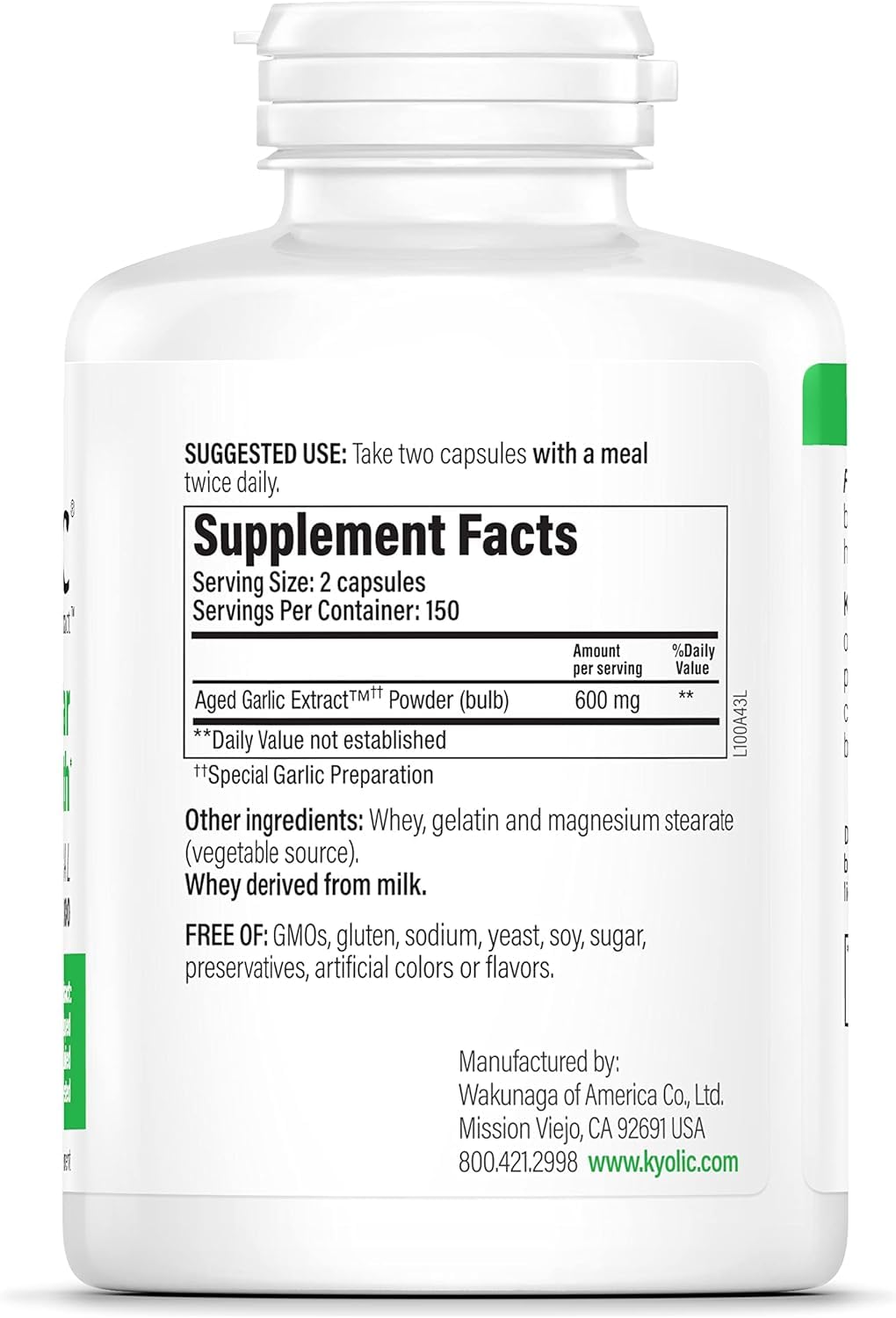 Boost your immunity with garlic capsules