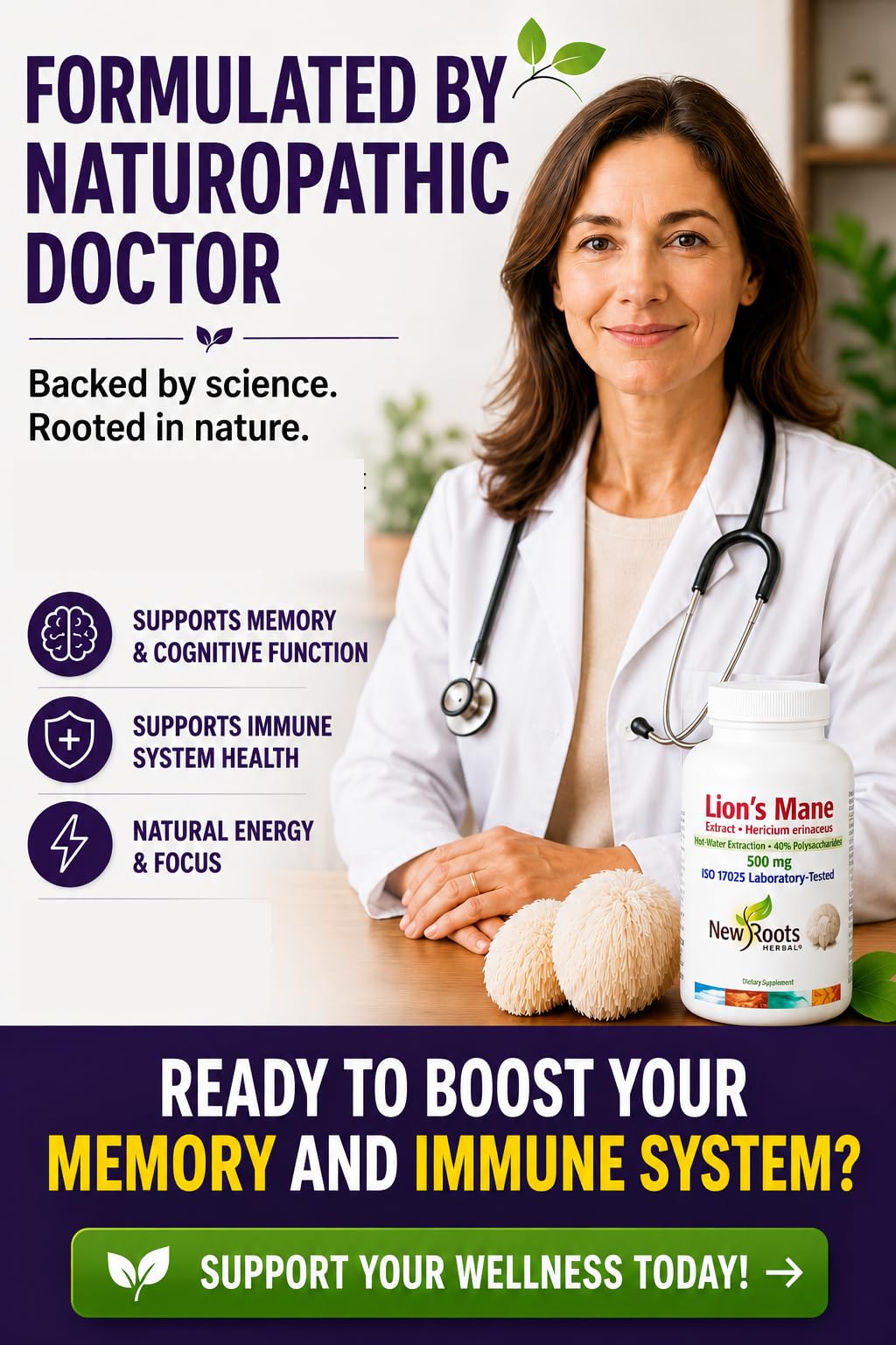 Boost your memory with Lions Mane