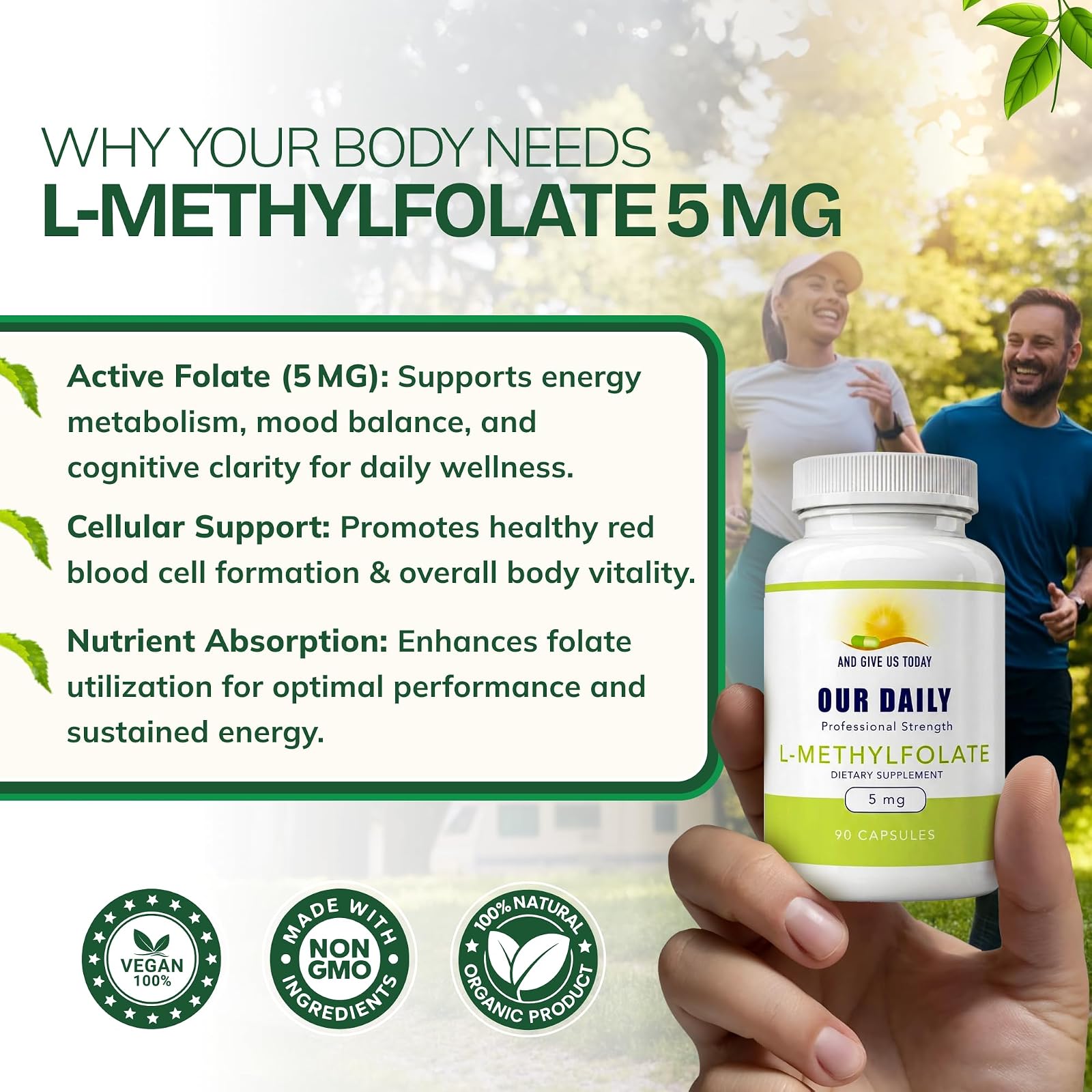 Boost your mood with L Methylfolate