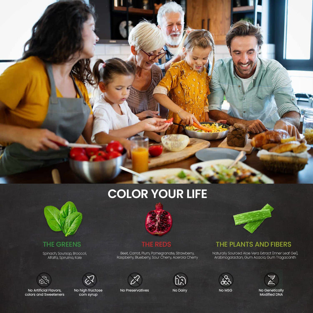 boost your smoothies with greens reds