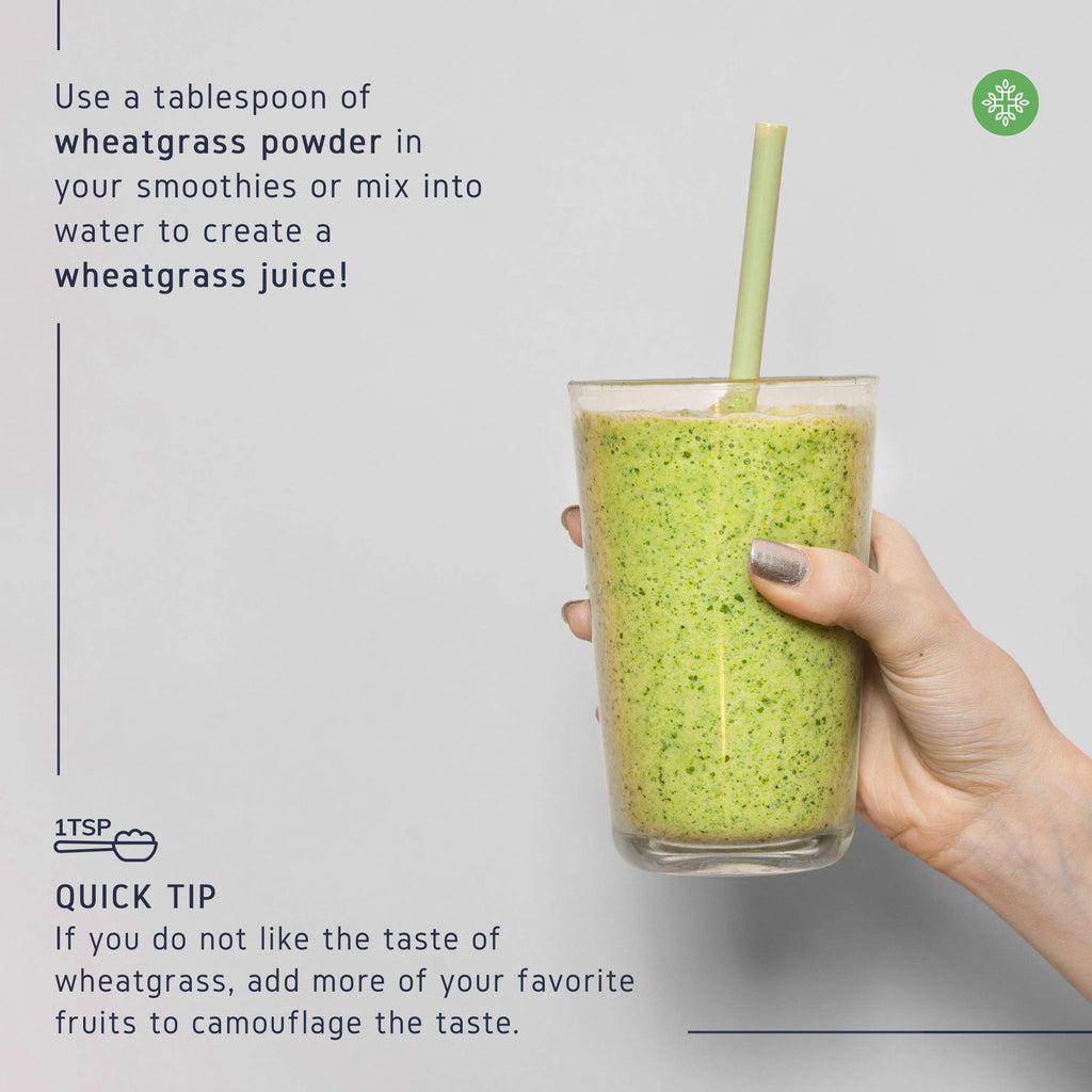 boost your smoothies with wheatgrass
