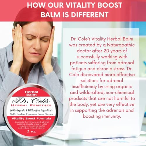 Boost your vitality with Dr. Cole's balm