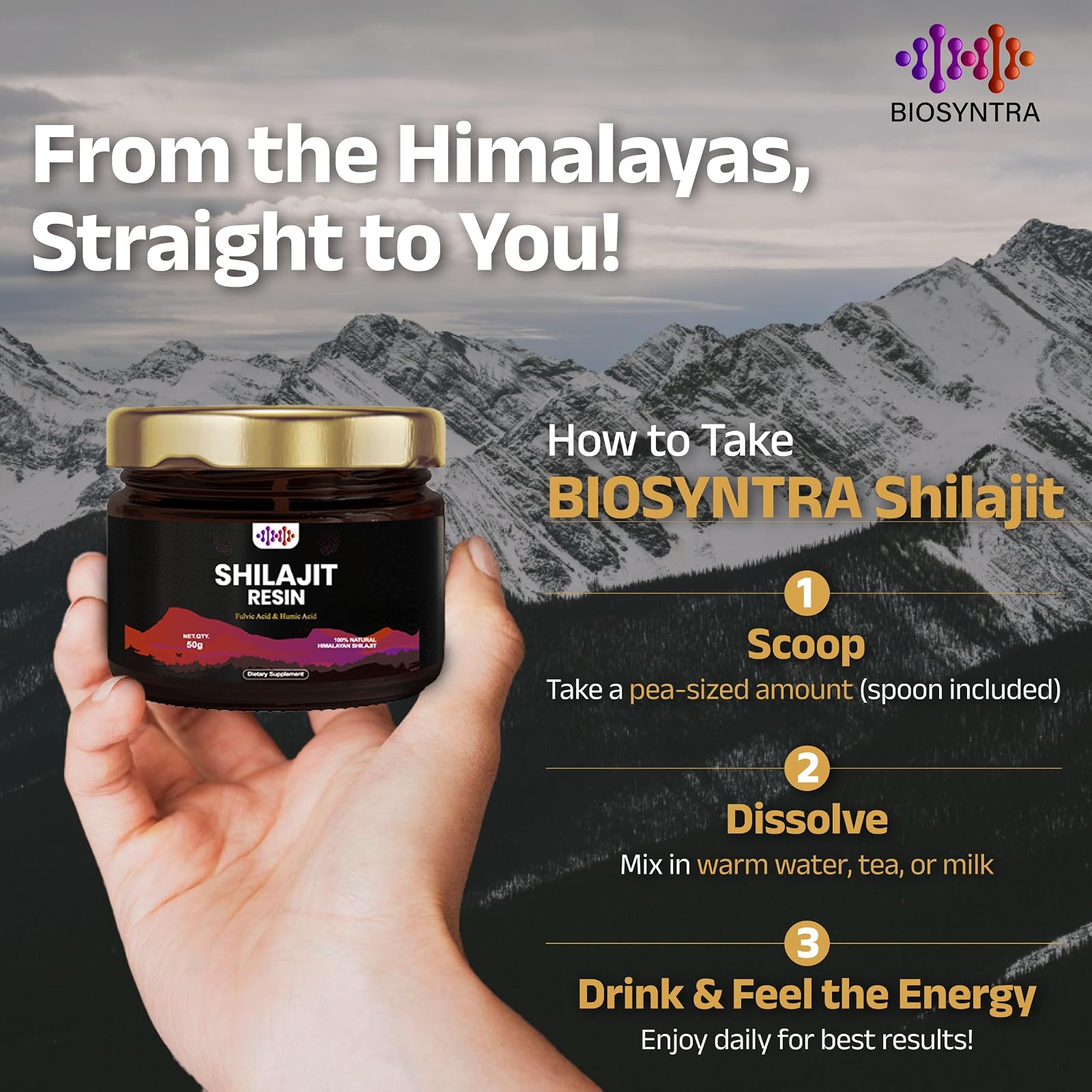 Boost your vitality with Shilajit