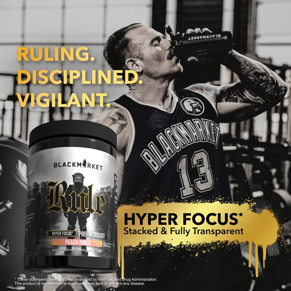 boost your workout with BLACKMARKET