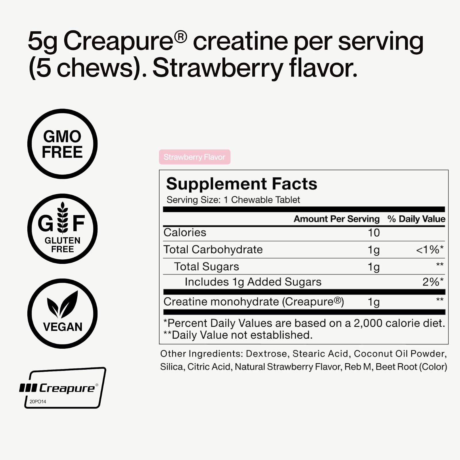 Boost your workout with creatine chews