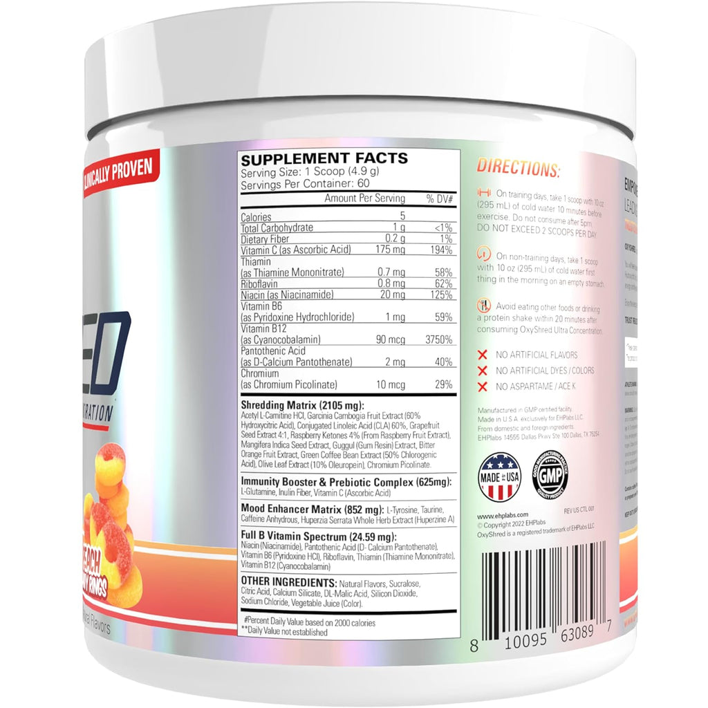 boost your workout with OxyShred powder