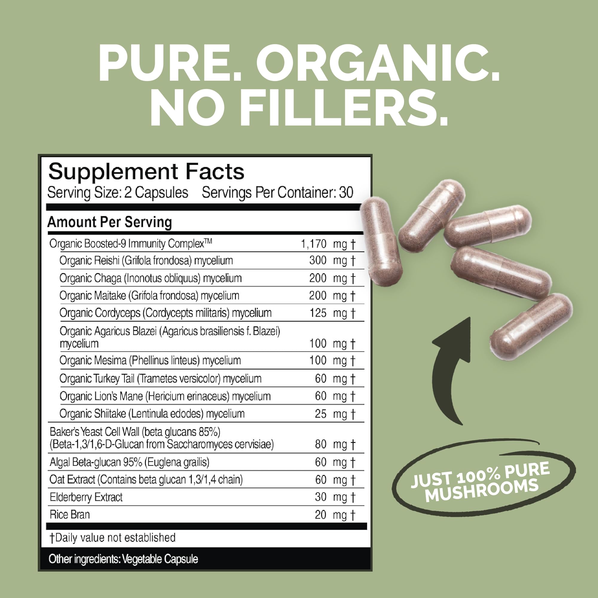 Boosted Health mushrooms for cognitive function