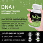 Boosts energy levels with NAD resveratrol