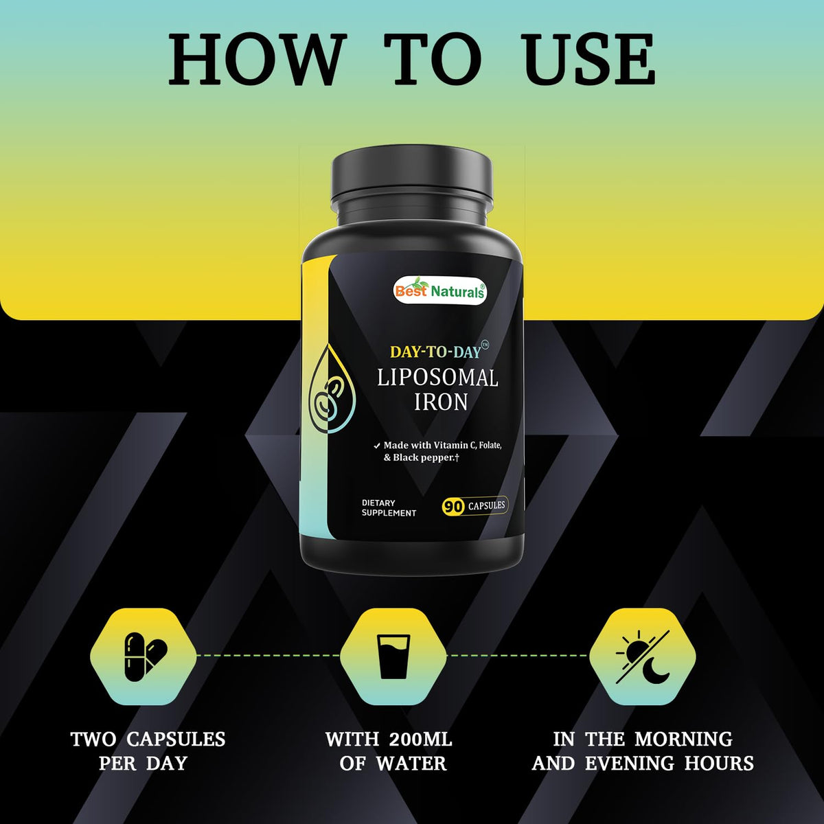 Boosts iron levels without stomach upset