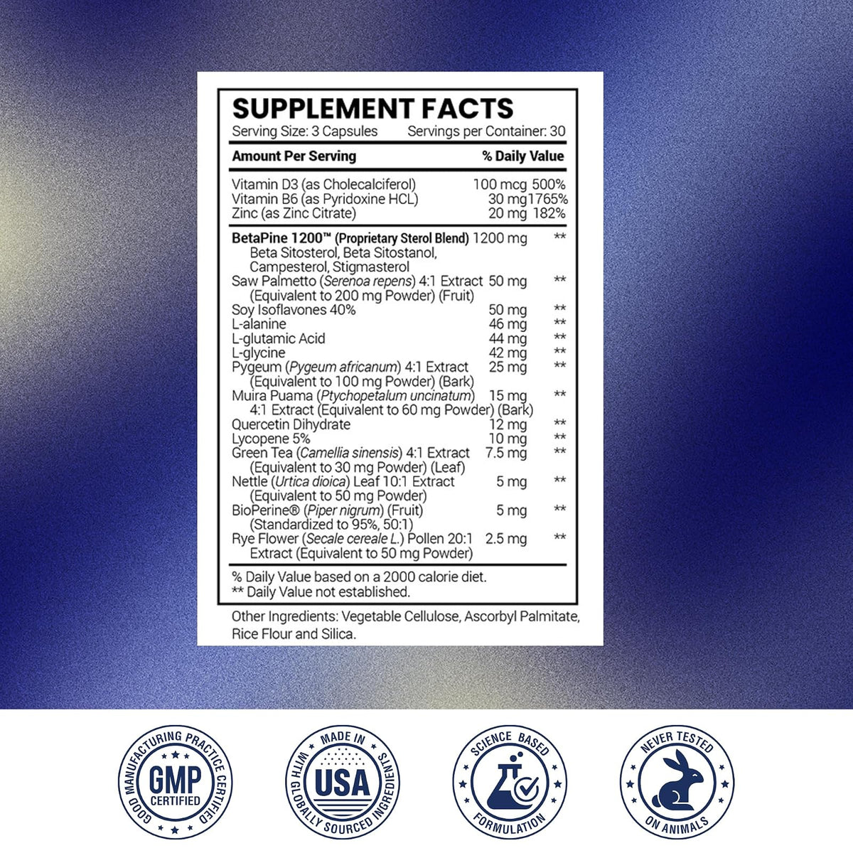 Boosts overall male vitality