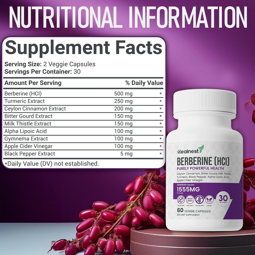 boosts overall wellness with berberine