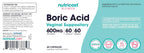 Boric Acid capsules for overall wellness