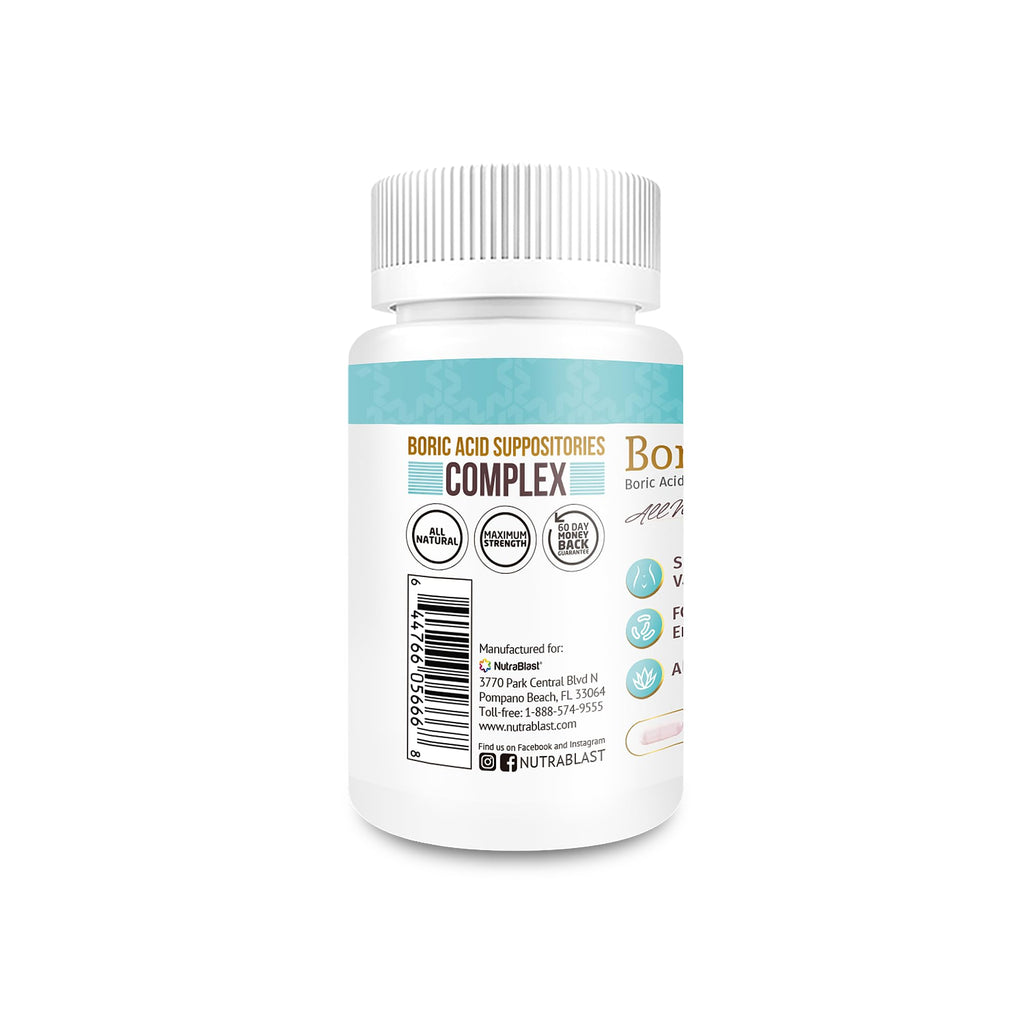 Boriotic suppositories for women's health