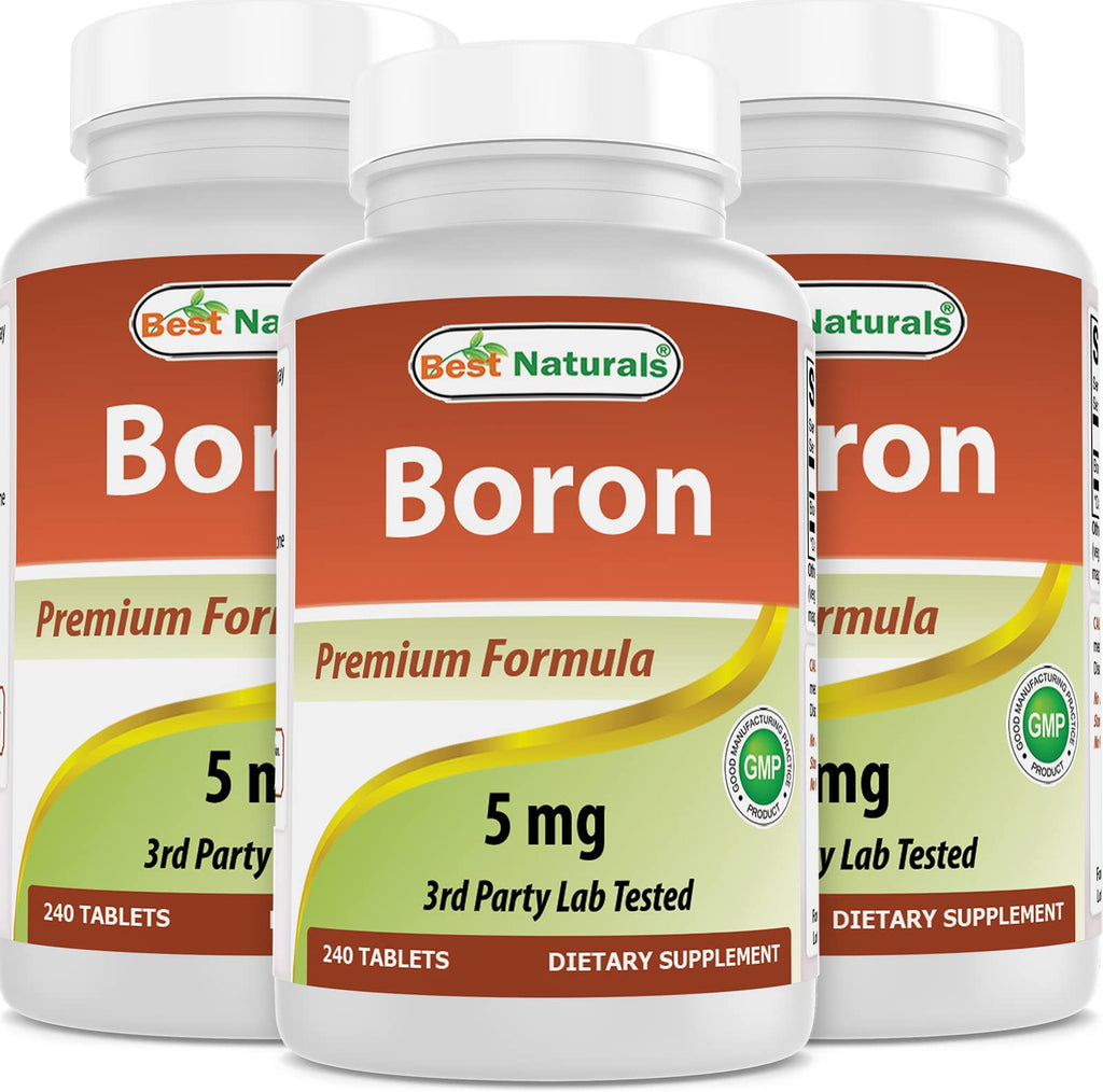Boron 5 mg dietary supplement