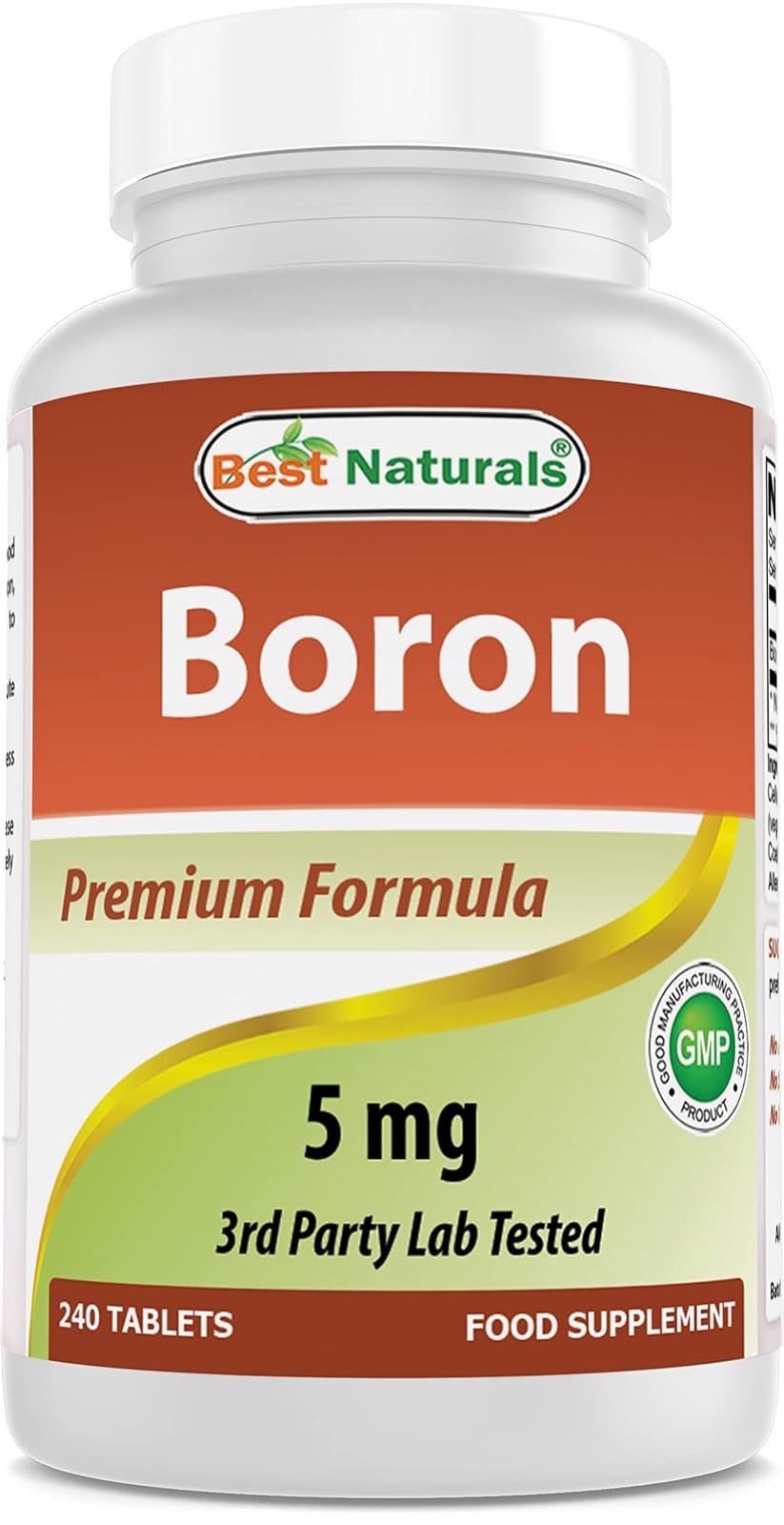 Boron 5 mg trace minerals supplement
