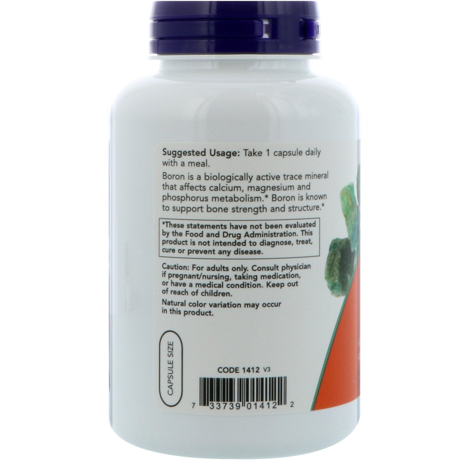 Boron capsules for optimal calcium absorption