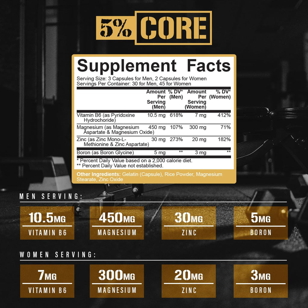 Boron enriched multivitamin for men