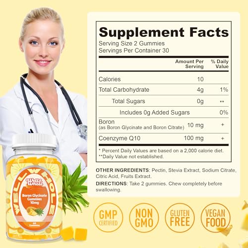Boron Glycinate Gummies for healthy bones