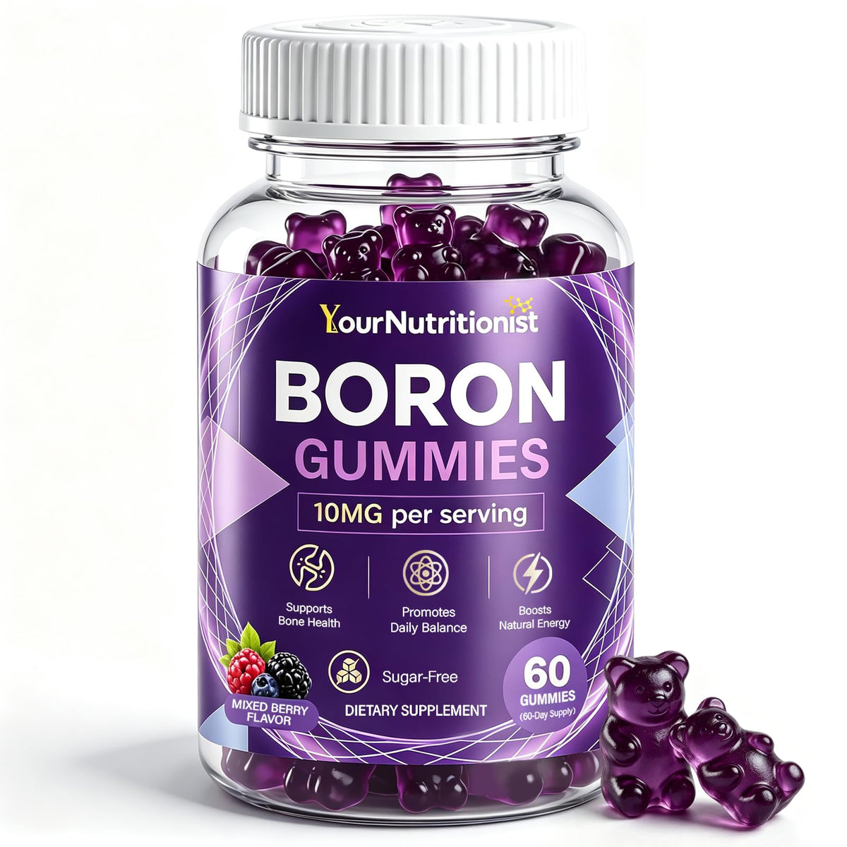 Boron gummies for bone health