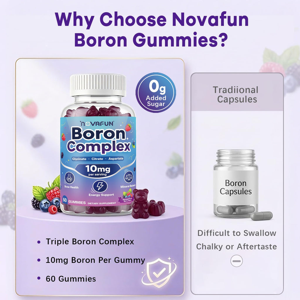 Boron gummies for immune support