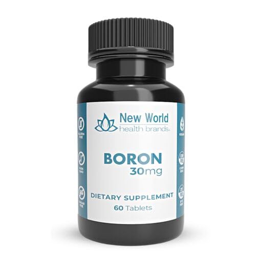 Boron mineral supplement for bone health