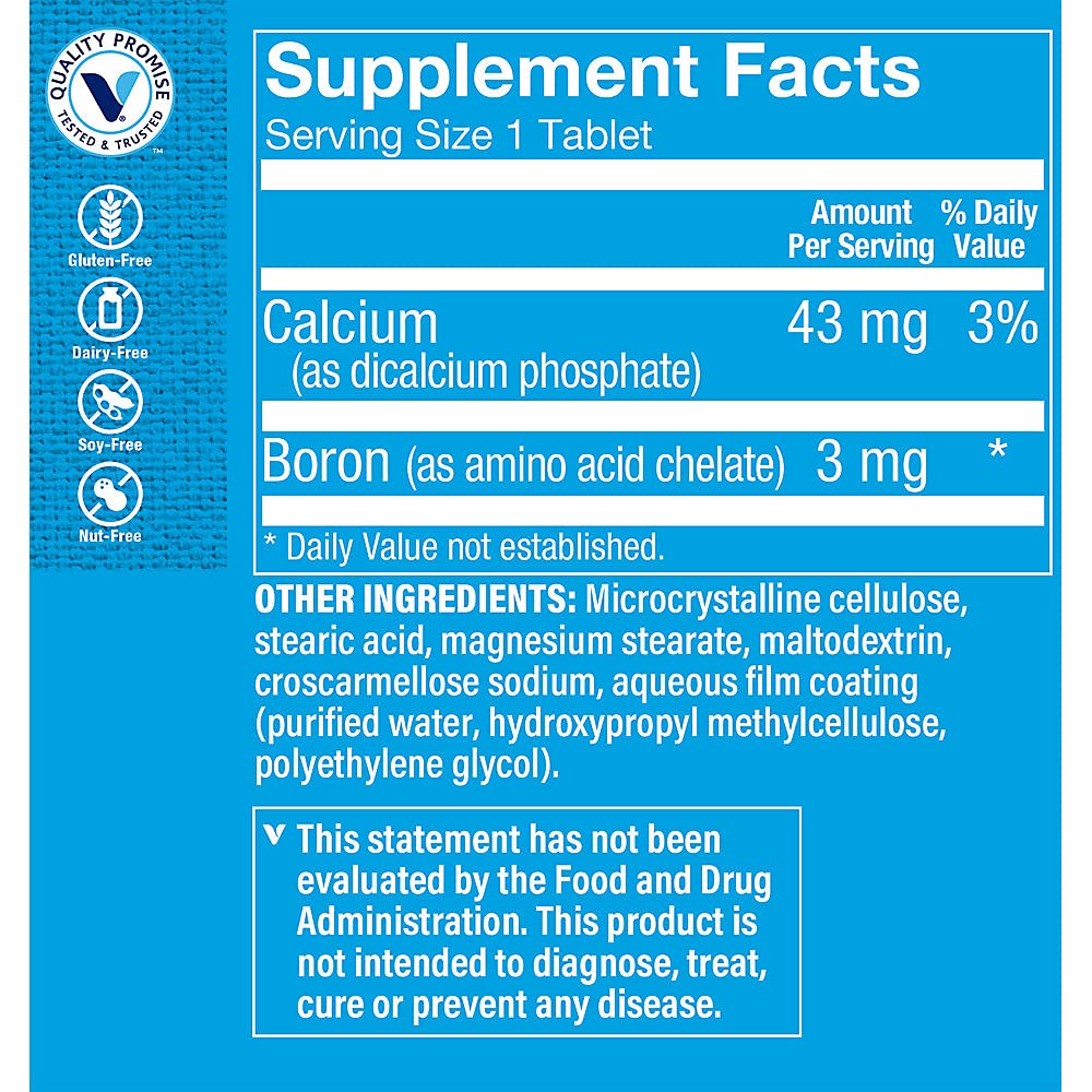 Boron multivitamin for women