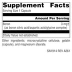 Boron supplement for bone health