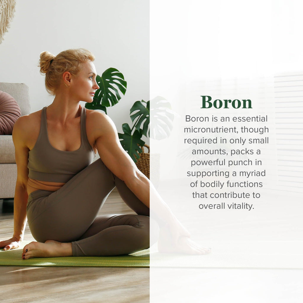 Boron supplement for men and women