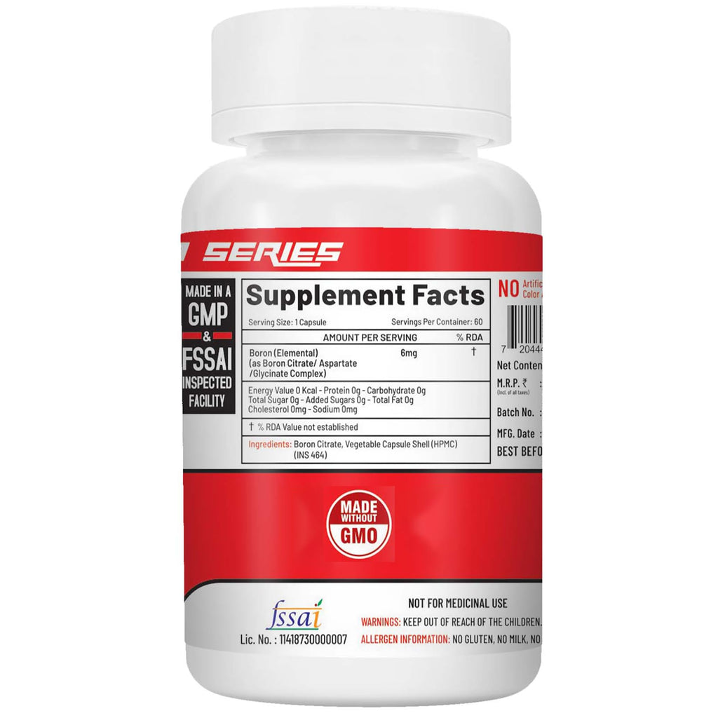 Boron supplement for optimal wellness