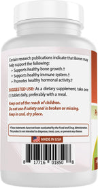 Boron supplement for overall wellness