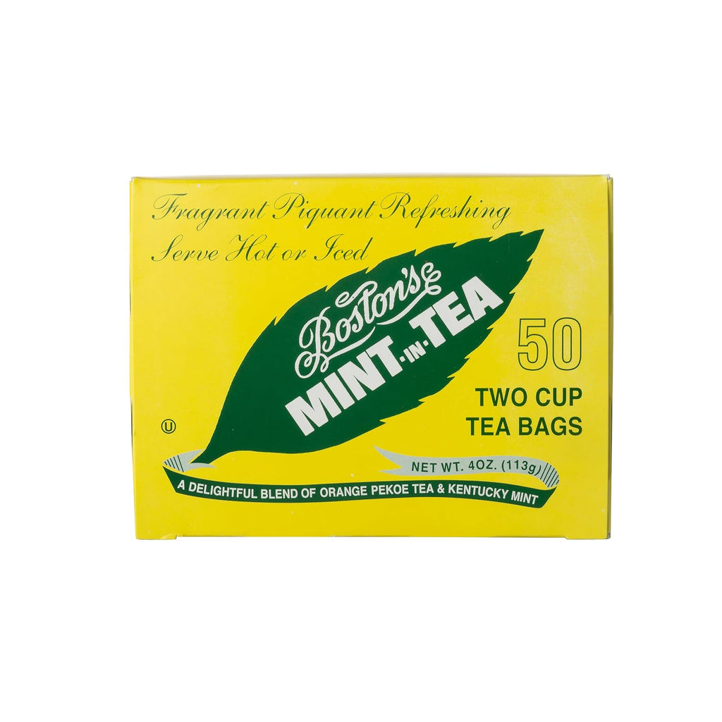 Boston's Mint-In-Tea herbal tea bags
