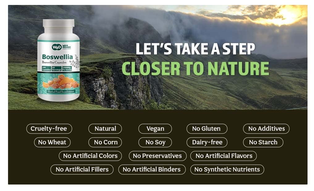 Boswellia capsules for stress relief