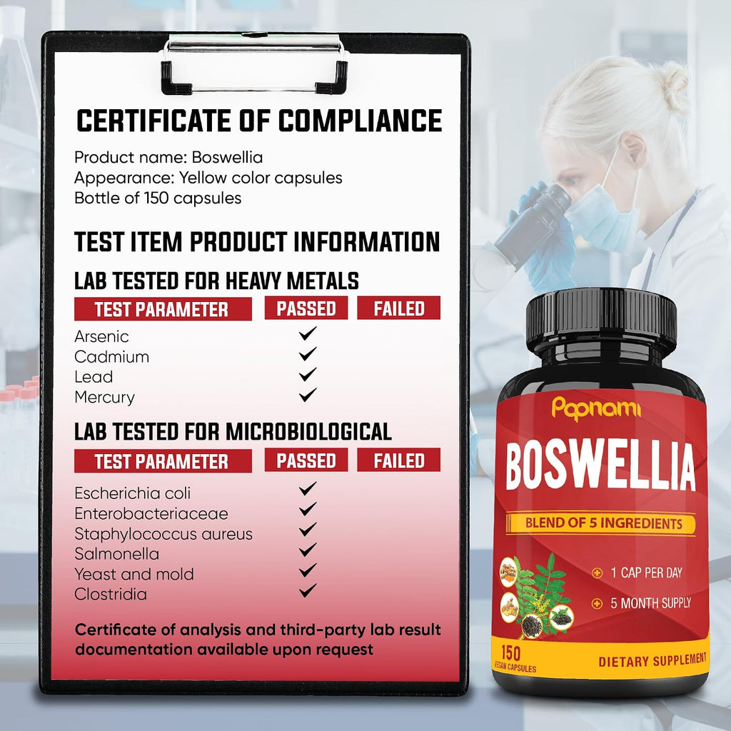 Boswellia capsules for wellness