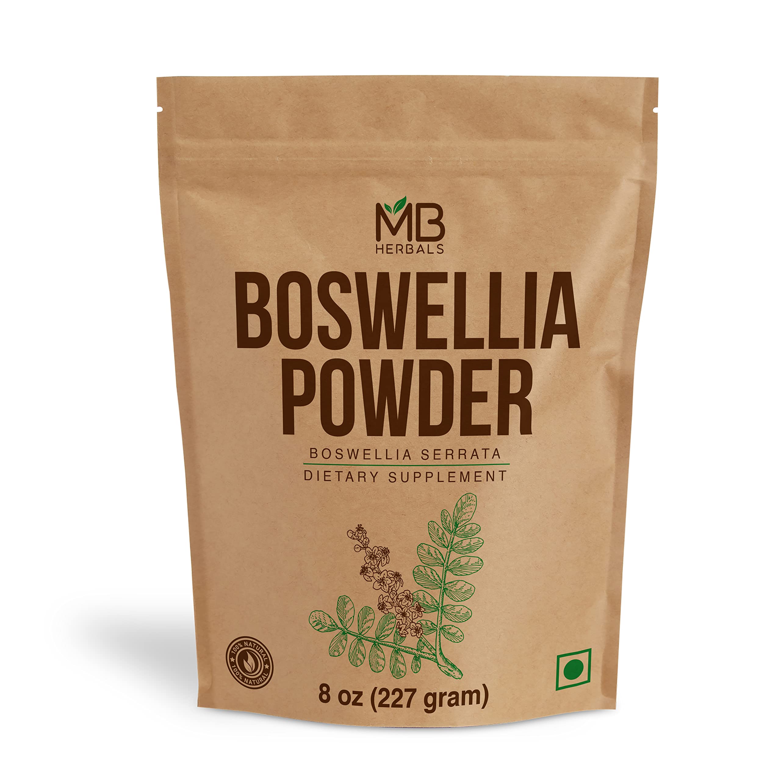 Boswellia powder for joint support