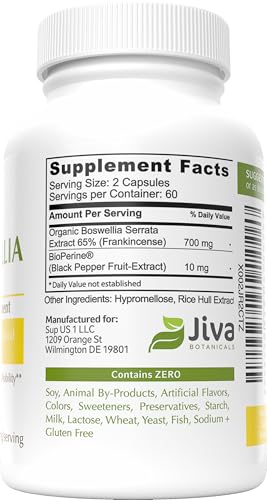 Boswellia serrata capsules for daily health support