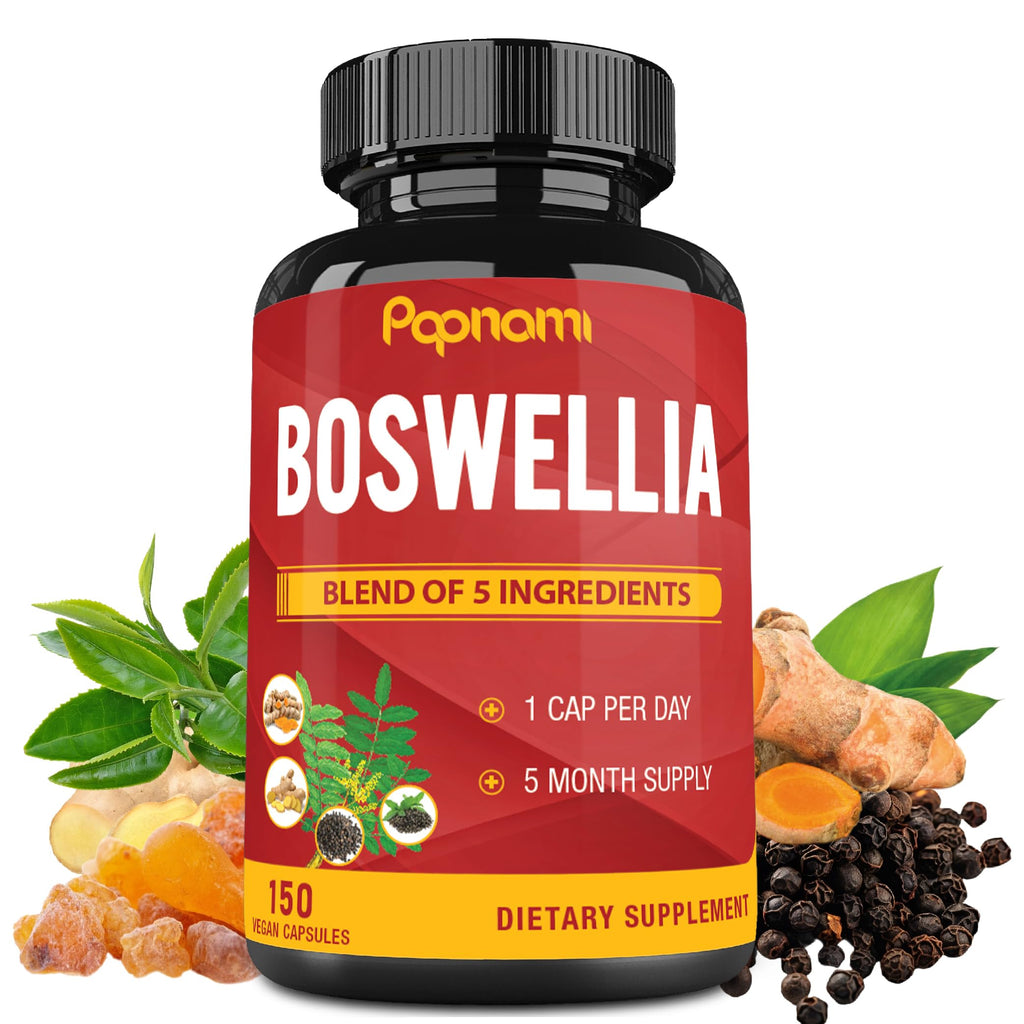 Boswellia serrata ginger extract capsules