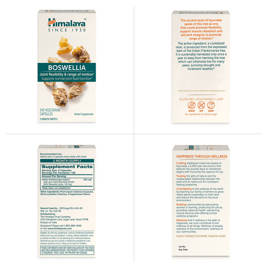 boswellia serrata supplement for enhanced mobility