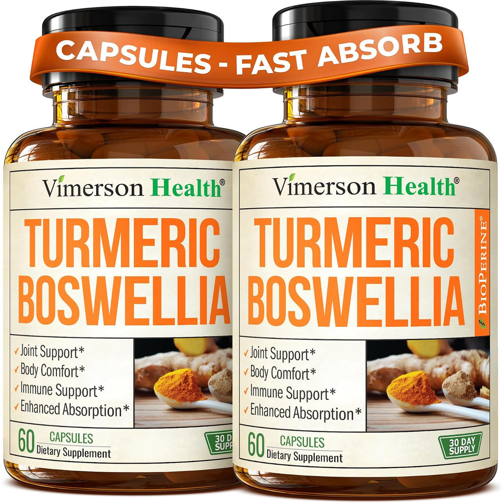 Boswellia Serrata turmeric curcumin capsules